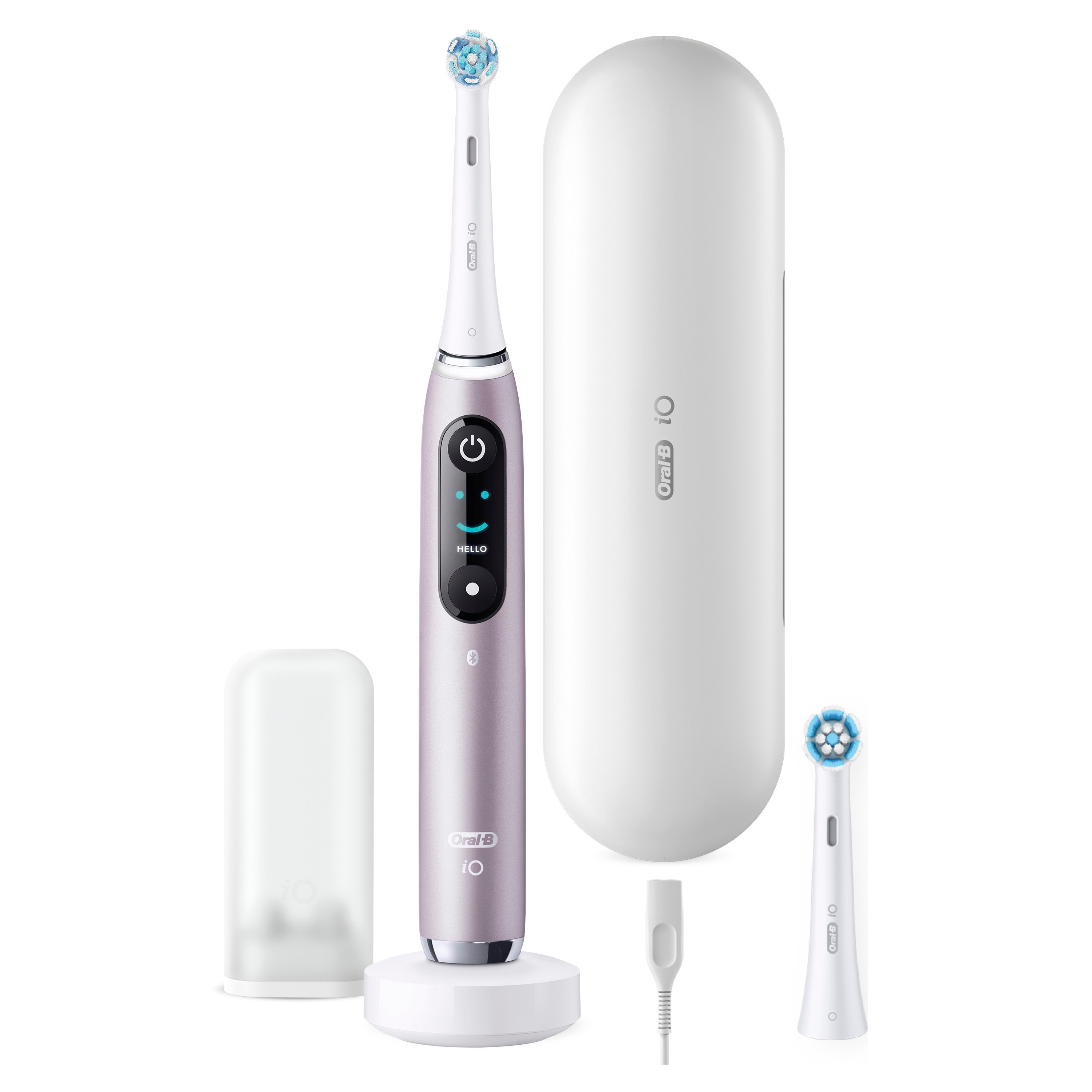 Oral-B iO Series 9N Elektrische Zahnbürste, Rose/Quartz - Xenudo